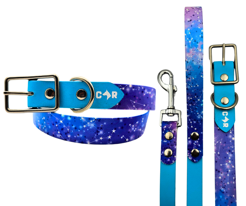 Collar & Ruff BioThane UV "Nebula" Collar
