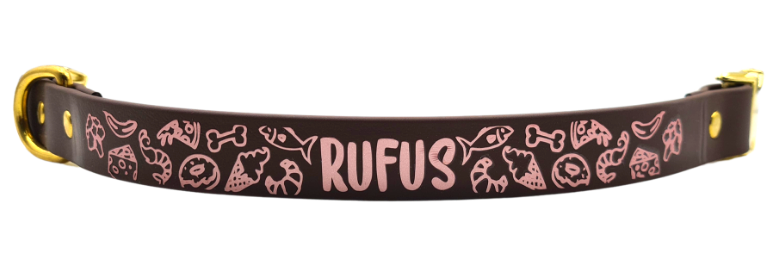 Your Custom Design - Biothane Print – Collar & Ruff